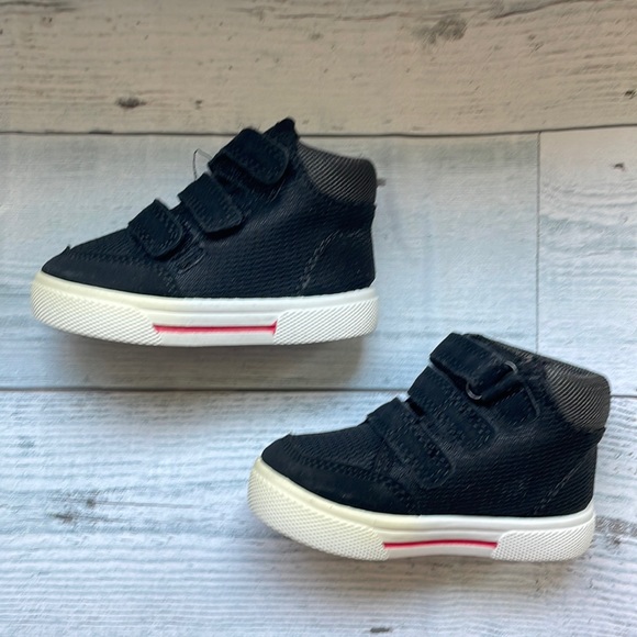 Carter's | Shoes | Carters Baby Boy Black High Top Sneakers | Poshmark